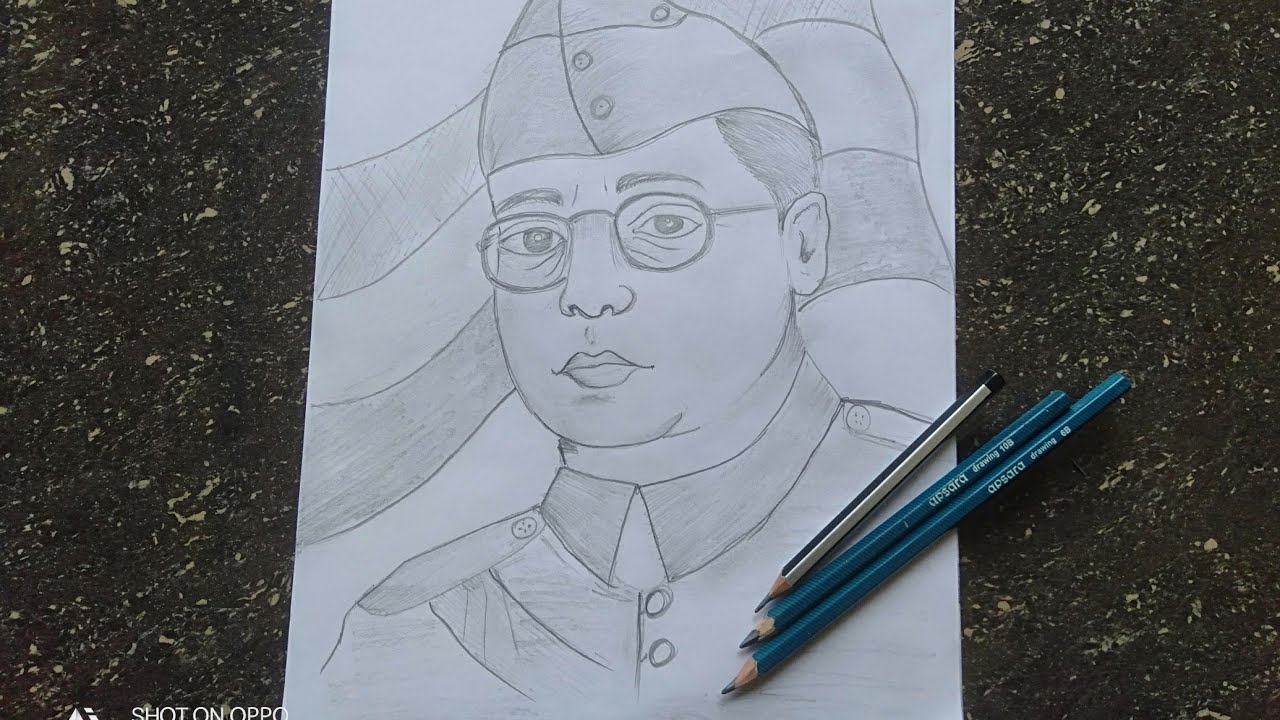 How to draw Netaji | 23January drawing |#Netaji - YouTube