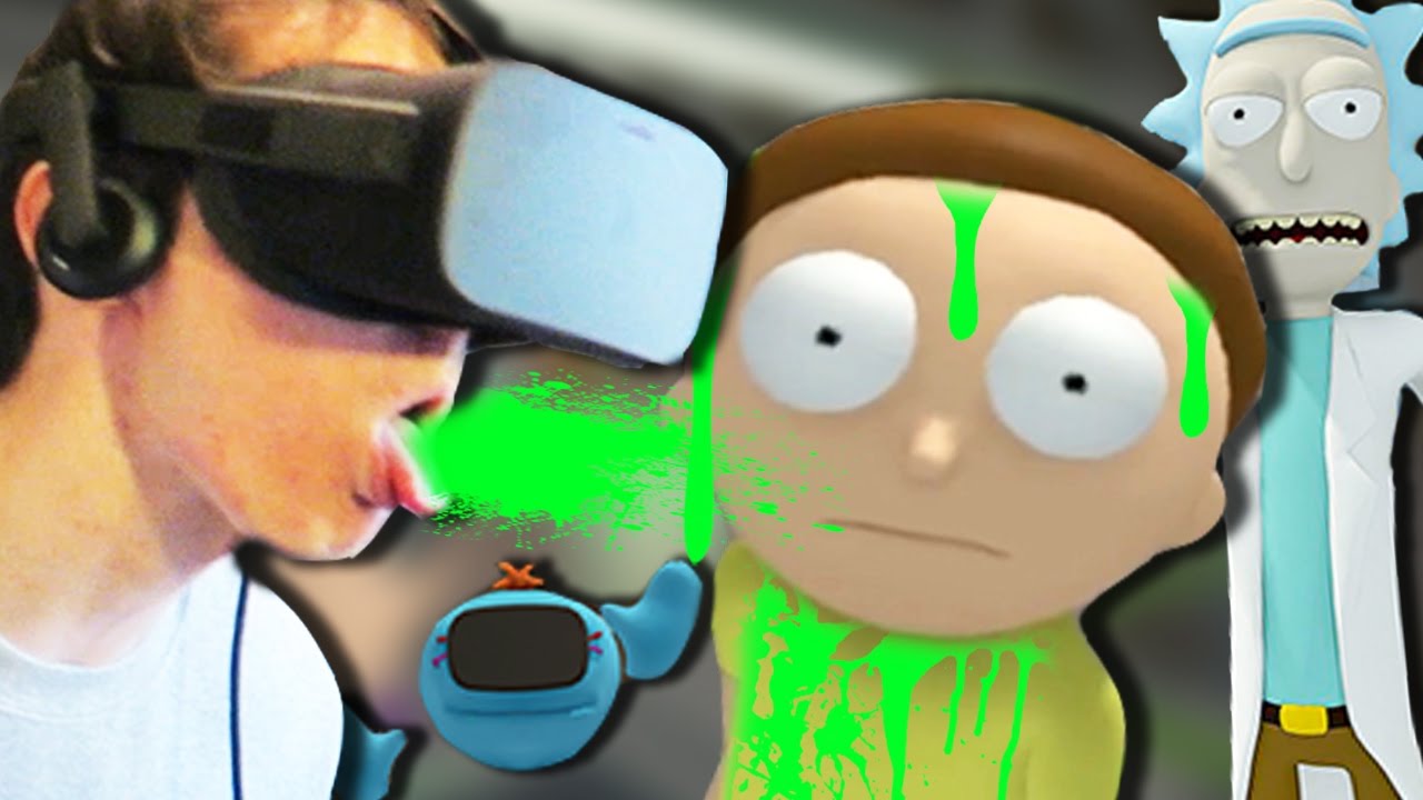 DON'T THROW UP ON MORTY! | Rick and Morty: Virtual Rick-ality (Part 1 ...