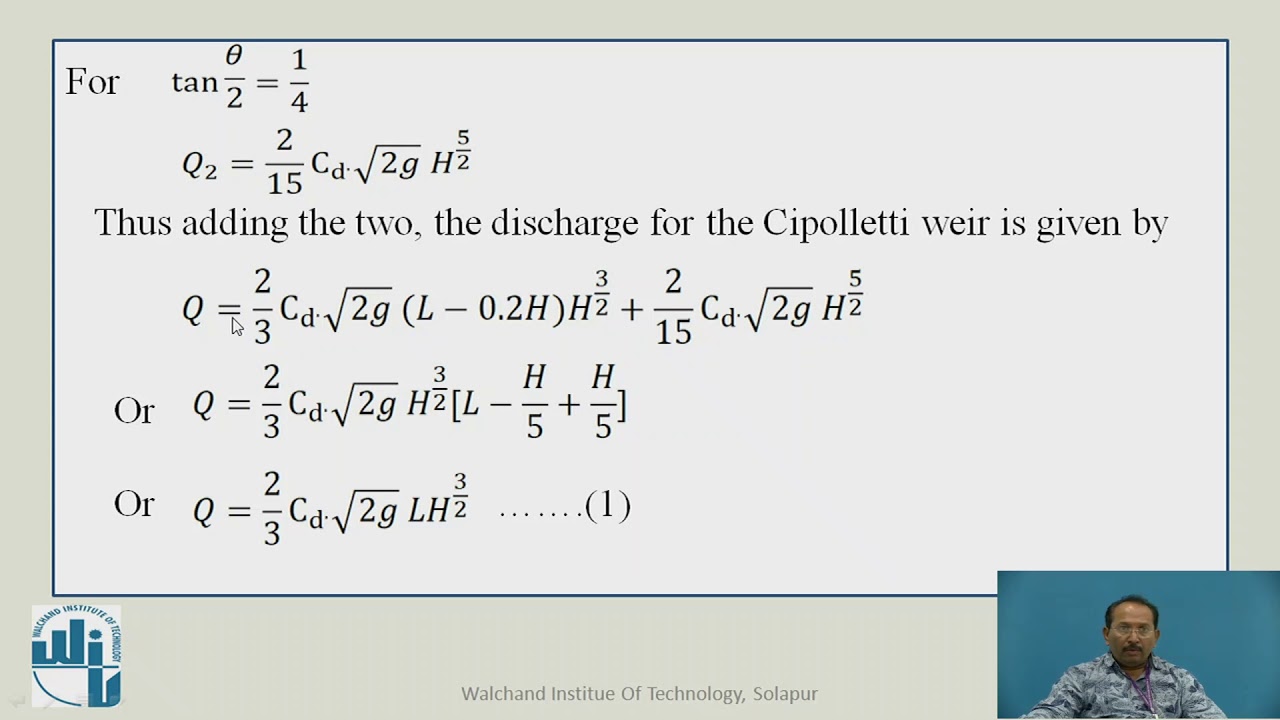 Cipolletti Weir - YouTube