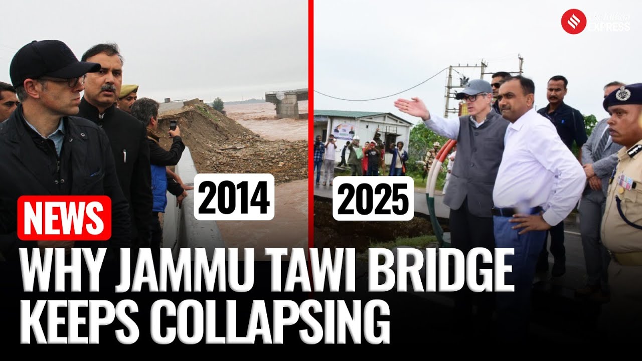 Express Explainer: Story Of Jammu Tawi Bridge That Keeps Collapsing | J ...