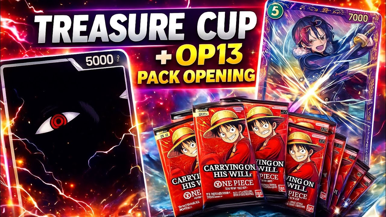 Treasure Cup Imu Techs and OP13 Pack Openongs💯 - YouTube