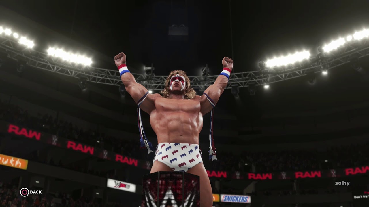WWE 2K18 - Ultimate Warrior Entrance - YouTube