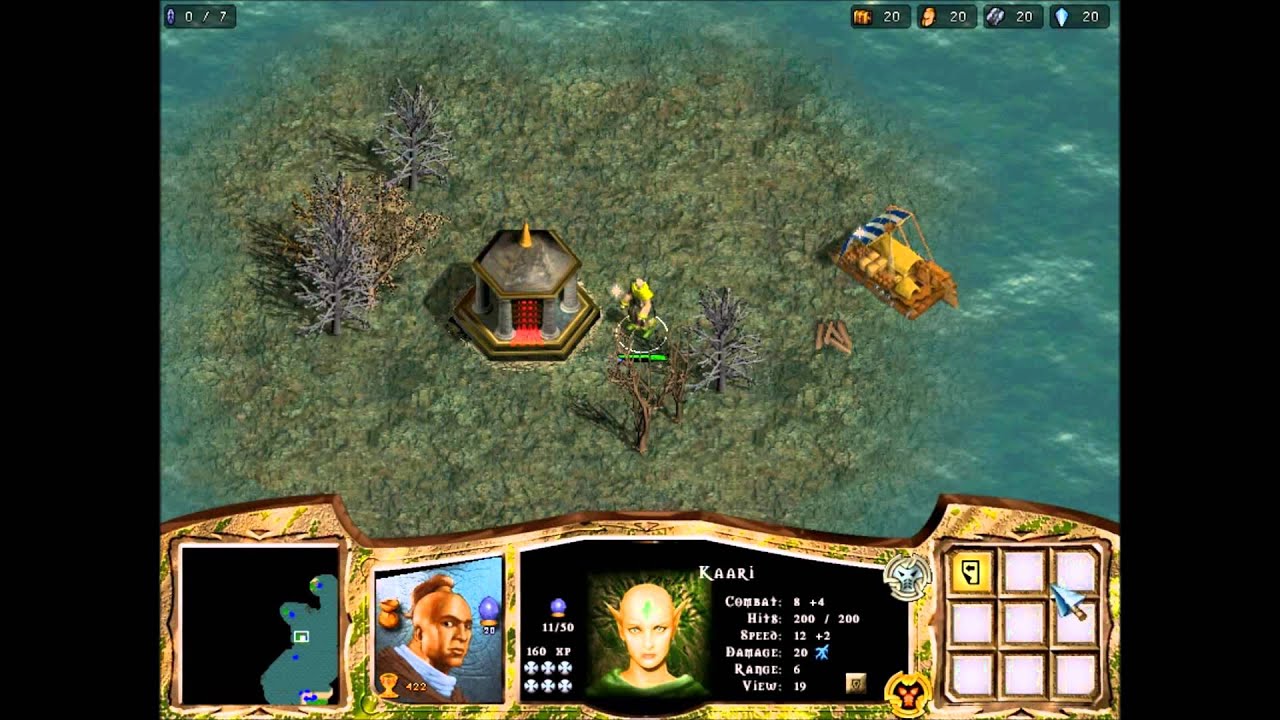 Warlords Battlecry; Light Campaign Chapter 4, Map 4, Straits of ...