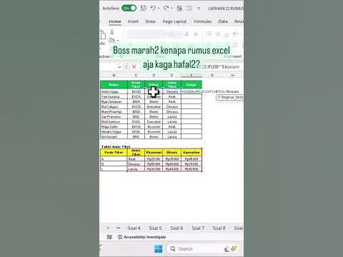 Hafalin rumus gampang di EXCEL #excel #exceltips #exceltricks #tutorexcel #belajarexcel # ...