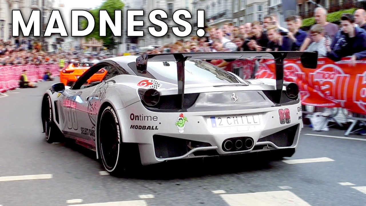 Modball Rally 2017 London supercar MADNESS! - YouTube