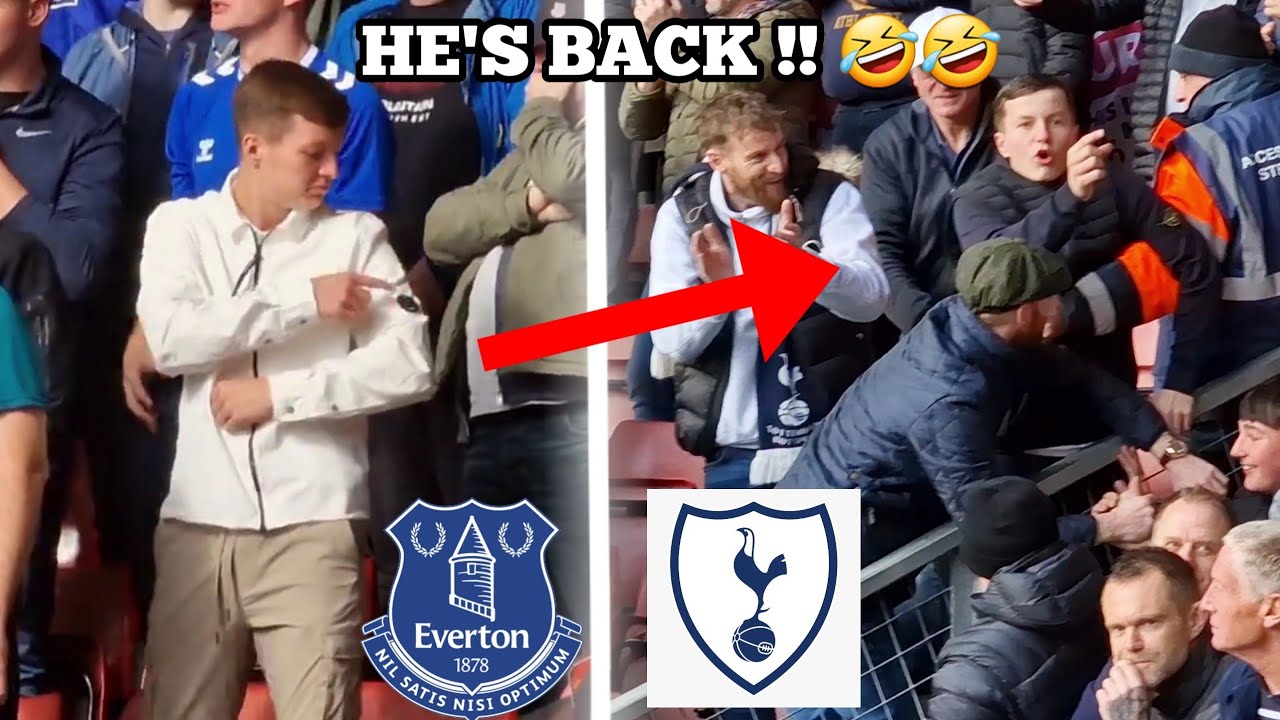 Everton fan becomes Tottenham fan - YouTube