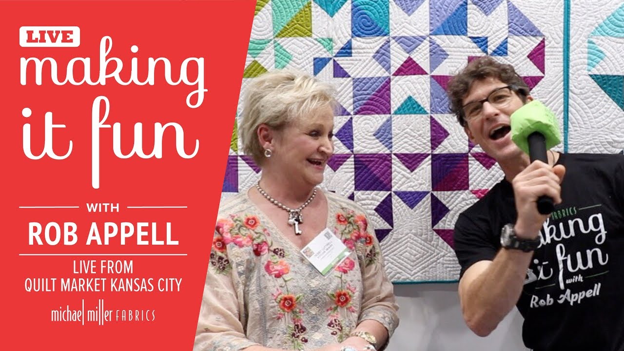 Debby Luttrell Interview - Michael Miller Fabrics' Making it Fun - YouTube