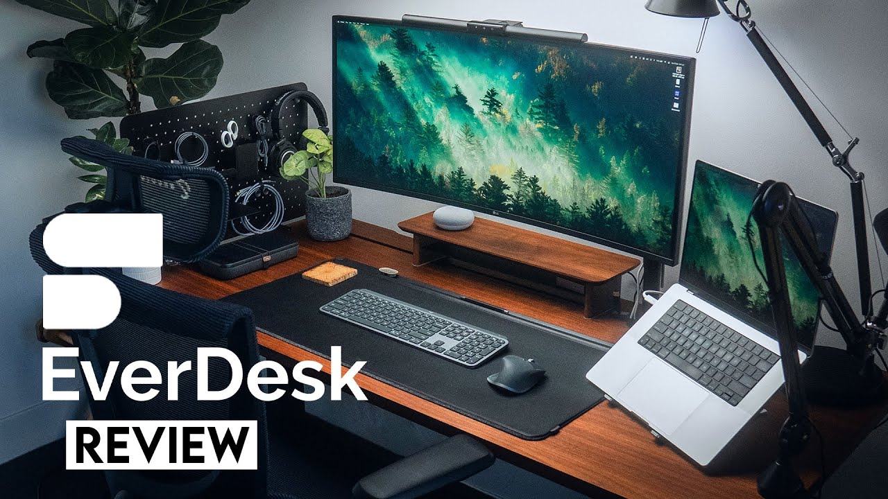 The Ultimate Productivity Desk | EverDesk Max Review - YouTube