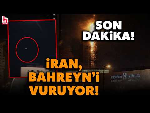 SICAK GÖRÜNTÜLER! Orta Doğu'da saniye saniye gerilim! İran, Bahreyn'i vuruyor!