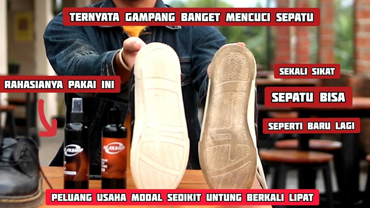 Cara Bersihkan Sepatu Jadi Seperti Baru Lagi Pakai Cleaner Sepatu ...