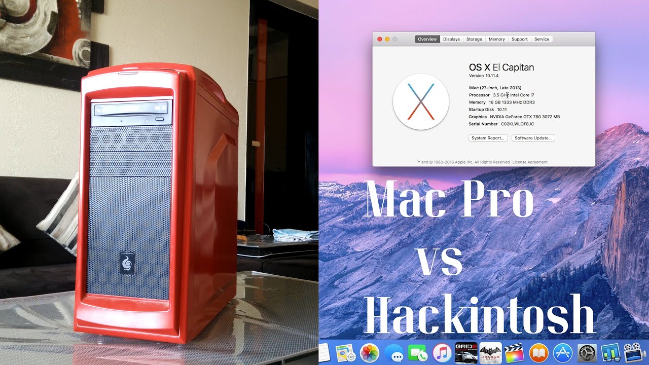 $1200 PC Hackintosh vs $3000 Mac Pro! - Is the Mac Pro worth it? - YouTube