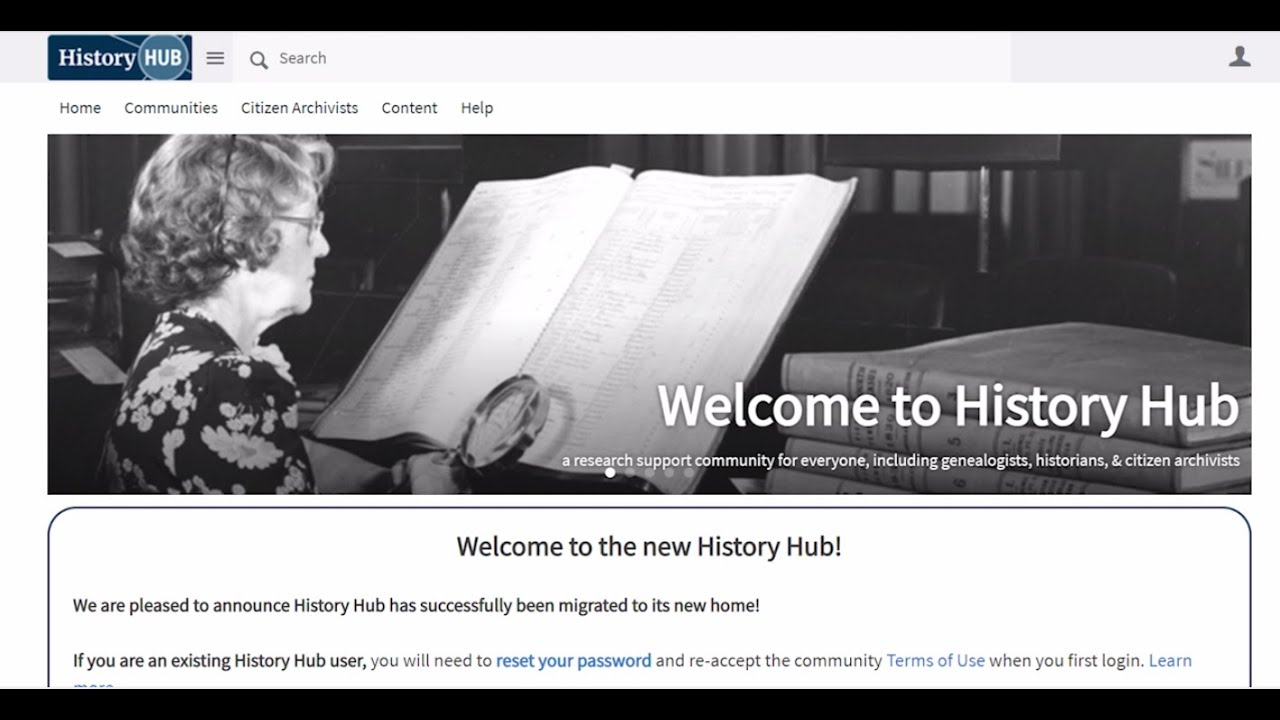 The New History Hub at National Archives - YouTube