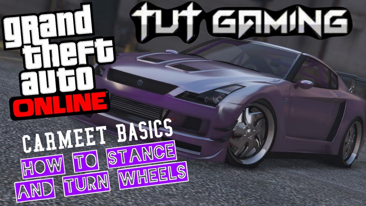 GTA 5 - HOW TO STANCE AND TURN WHEELS ON VEHICLES (PS4) - YouTube