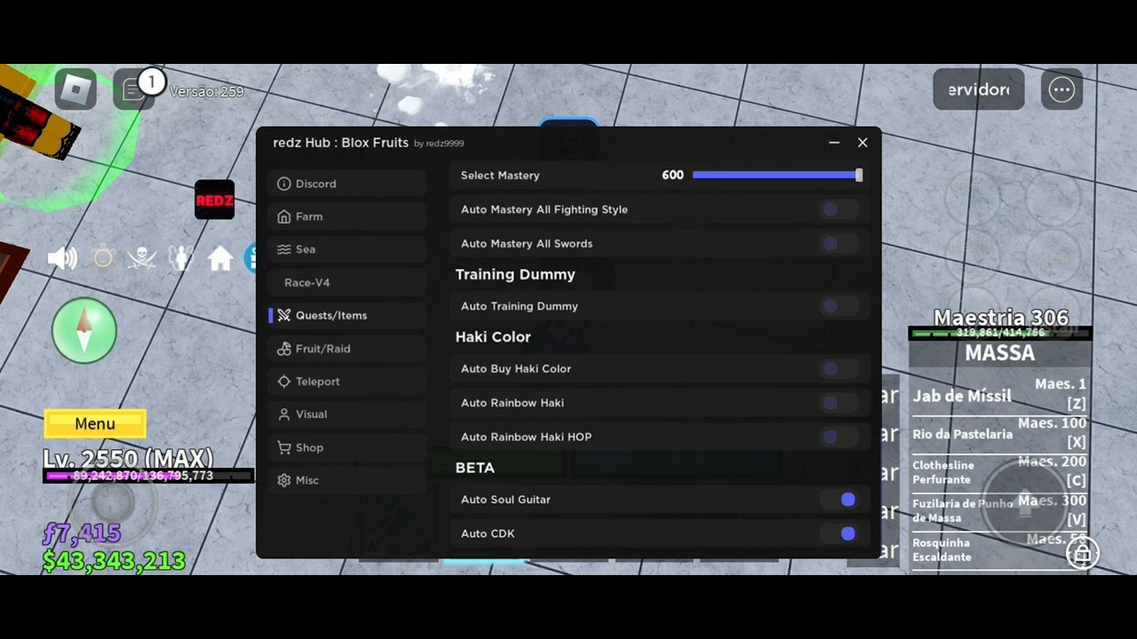 Delta atualizado!!, e Script (auto v4) (Auto baú) e outras coisas ...