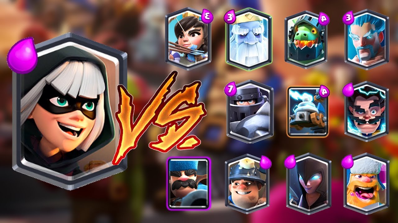 BANDIT VS ALL CARDS IN CLASH ROYALE & BANDIT 1 ON 1 GAMEPLAY - YouTube