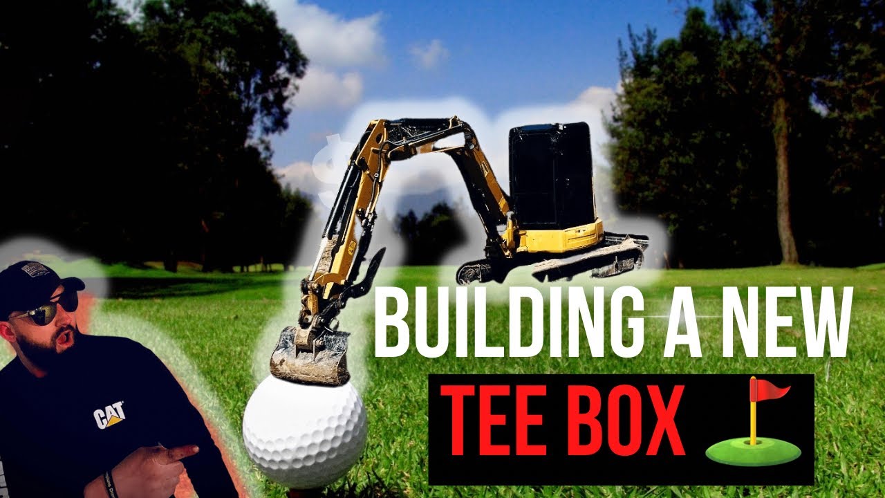 Caterpillar 259D Grading Top Soil At Golf Course - YouTube