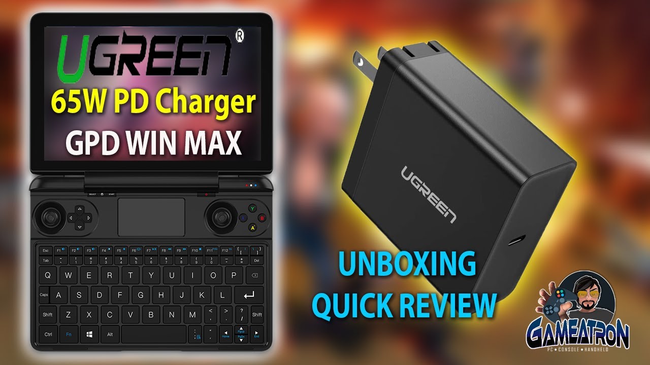 UGREEN 65W USB-C PD Fast Charger for GPD WIN MAX - YouTube