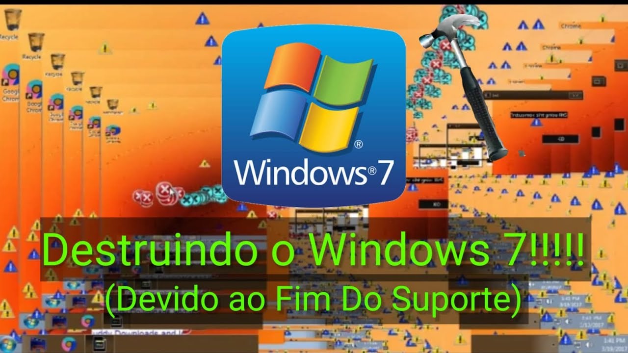 Destruindo o Windows 7!!!! - YouTube