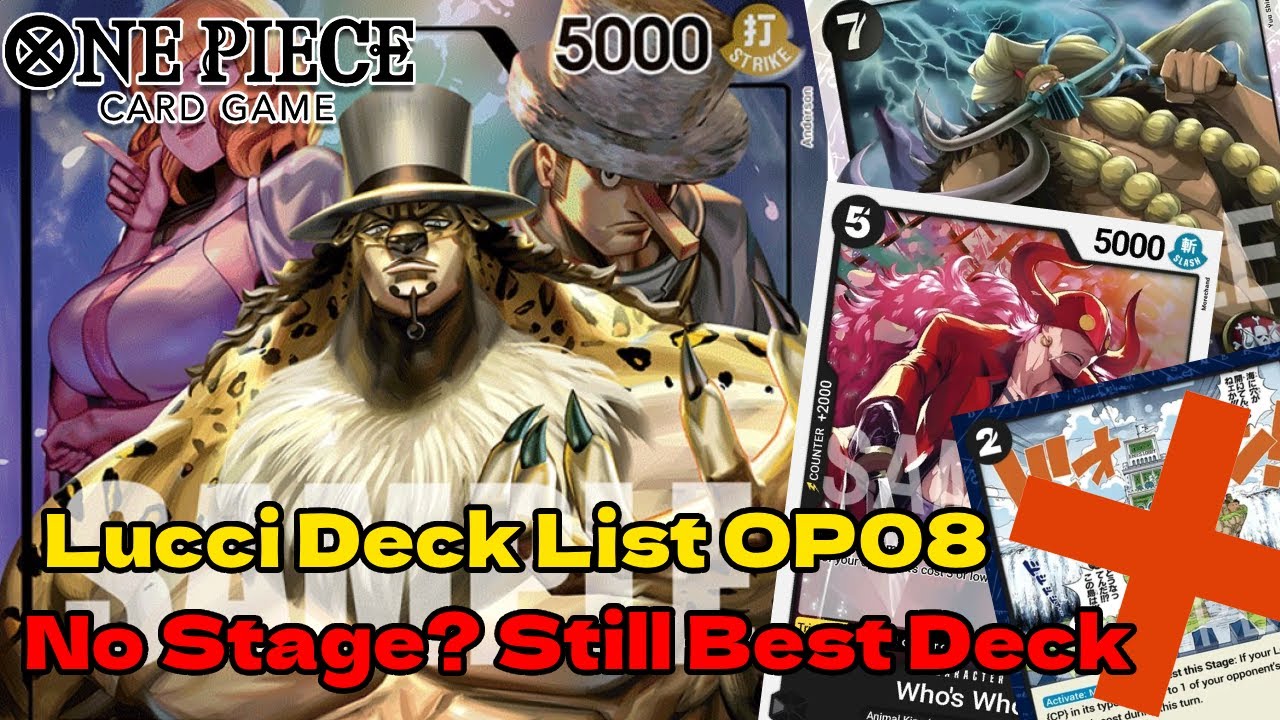 Lucci OP08 Deck List - Still Best Deck In the Meta OP08 - One Piece TCG ...