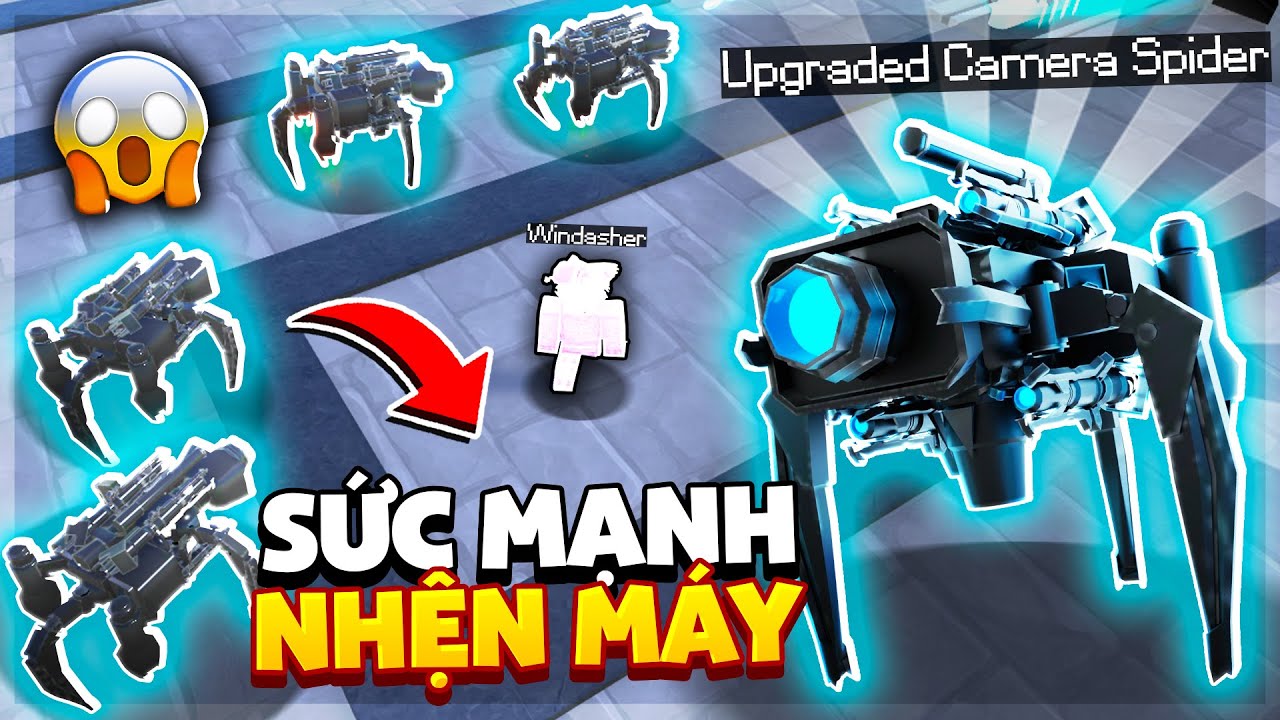 ROBLOX | HỦY DIỆT Chế Độ NIGHTMARE Bằng UPGRADED CAMERA SPIDER - Toilet ...