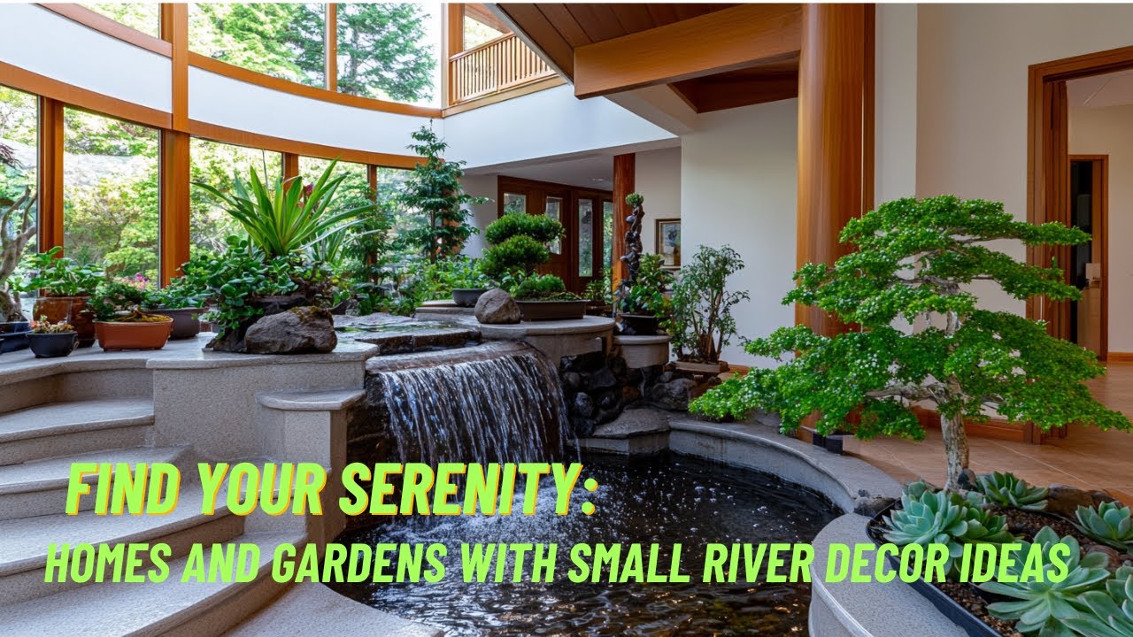 Transform Your Garden with Tranquil Small River Water Features - YouTube