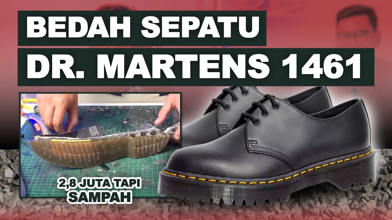 REVIEW SEPATU DOCMART 1461 VEGAN - SAMPAH? - YouTube