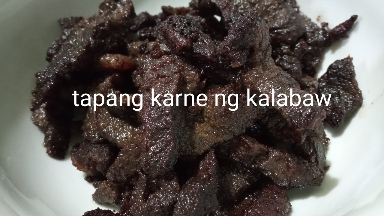 tapang karne ng kalabaw: sino ang nakakamiss nito #tapa # ...