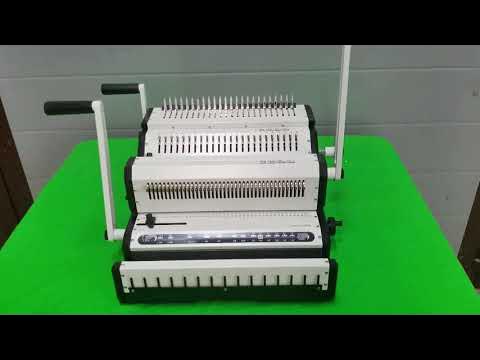 Переплётчик пласт./мет.3:1 пружиной Bulros ST2960R - YouTube