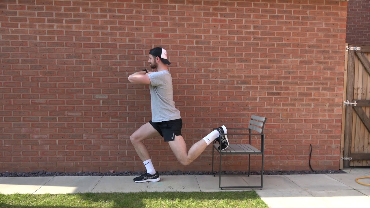 Home Workout - Bulgarian Split Squat - YouTube