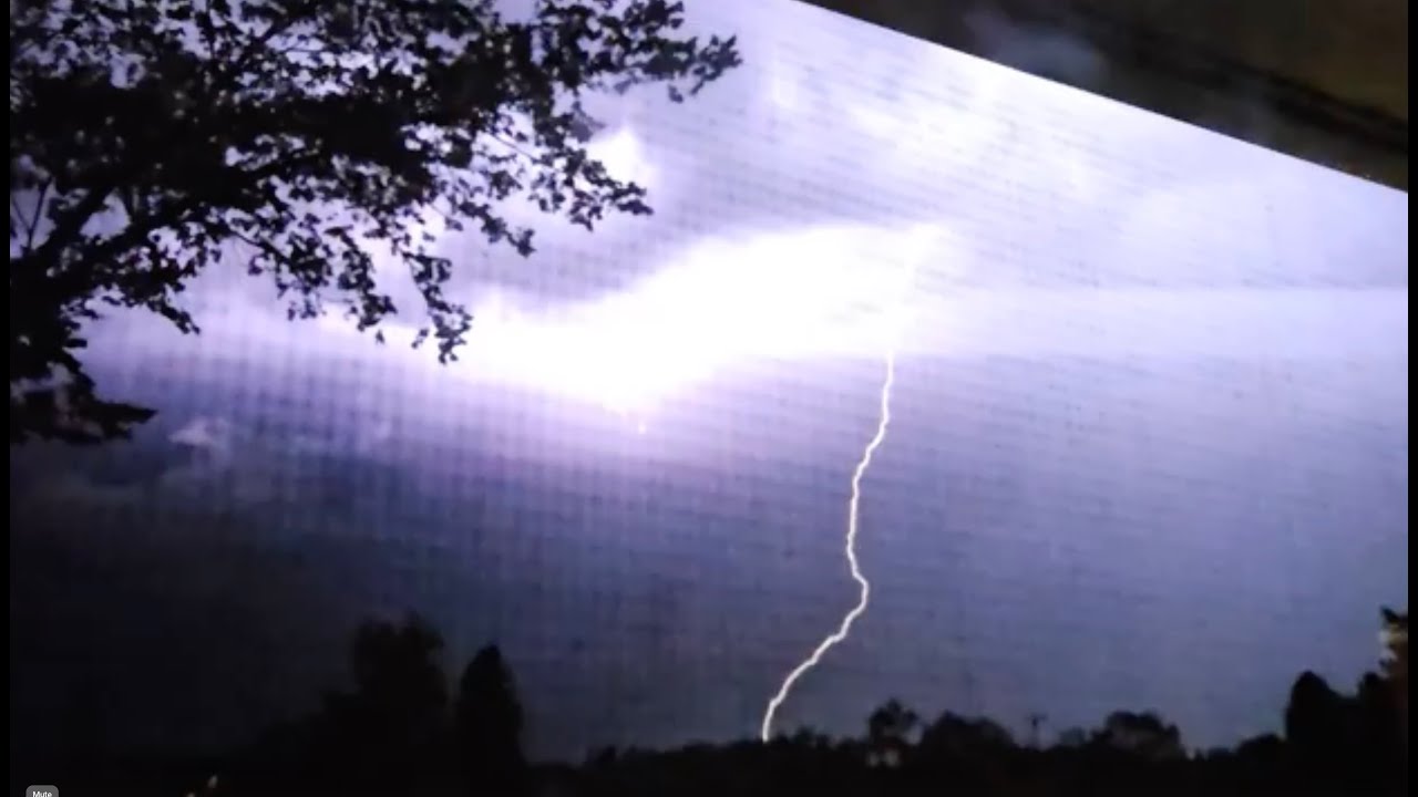 Rare Lightning Storm Caught on Camera! - YouTube