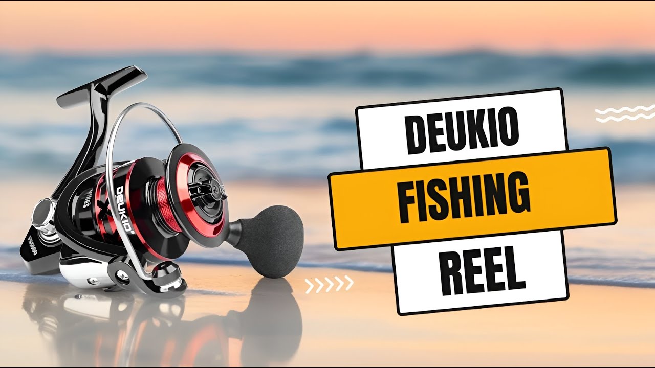 DEUKIO Fishing Reel: Max Drag 12KG, Metal Spool - YouTube