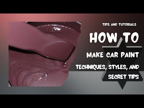 How I MAKE Car Paint Techniques‼️ - YouTube
