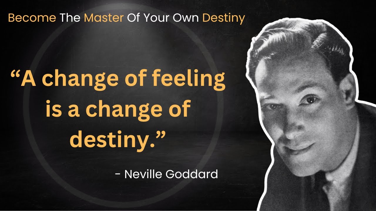 Become The Master Of Your Own Destiny | Neville Goddard - YouTube