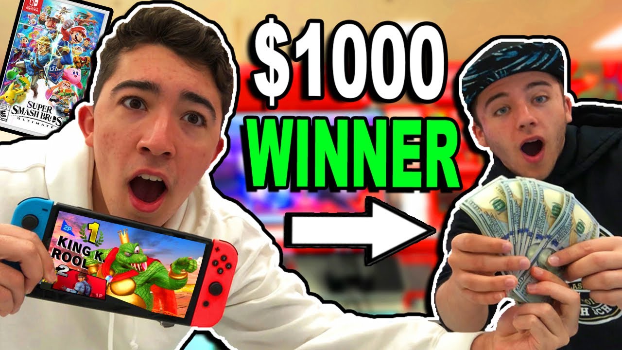 Beat Me At Super Smash Bros Ultimate - Win $1000 - YouTube