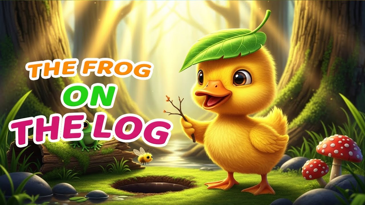 The Frog on the Log Song (There's a Hole in the Forest) | Fun Sing ...