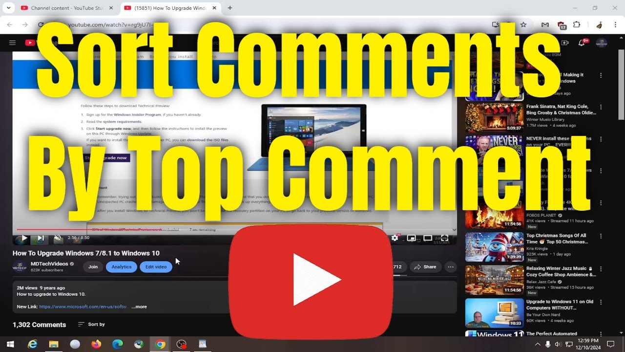How to Sort Comments By Top Comment on YouTube [Guide] - YouTube