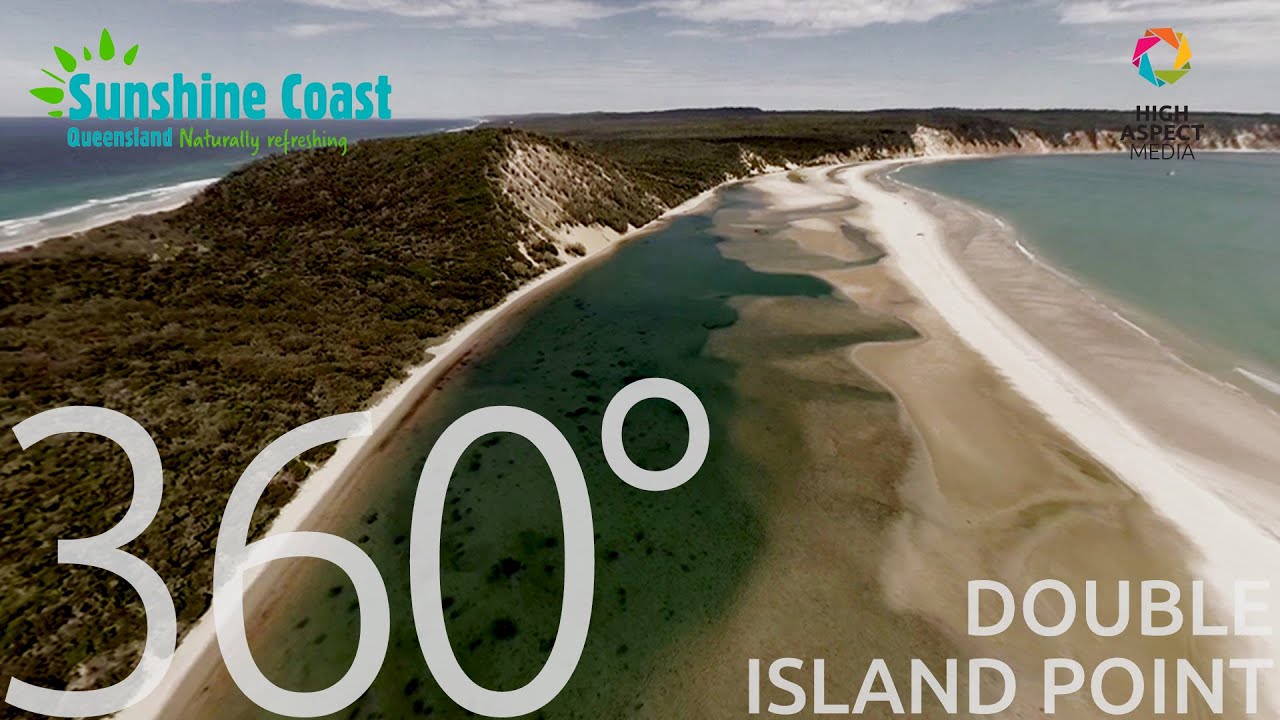 Australia's Nature Coast in 360 VR | Double Island Point QLD - YouTube