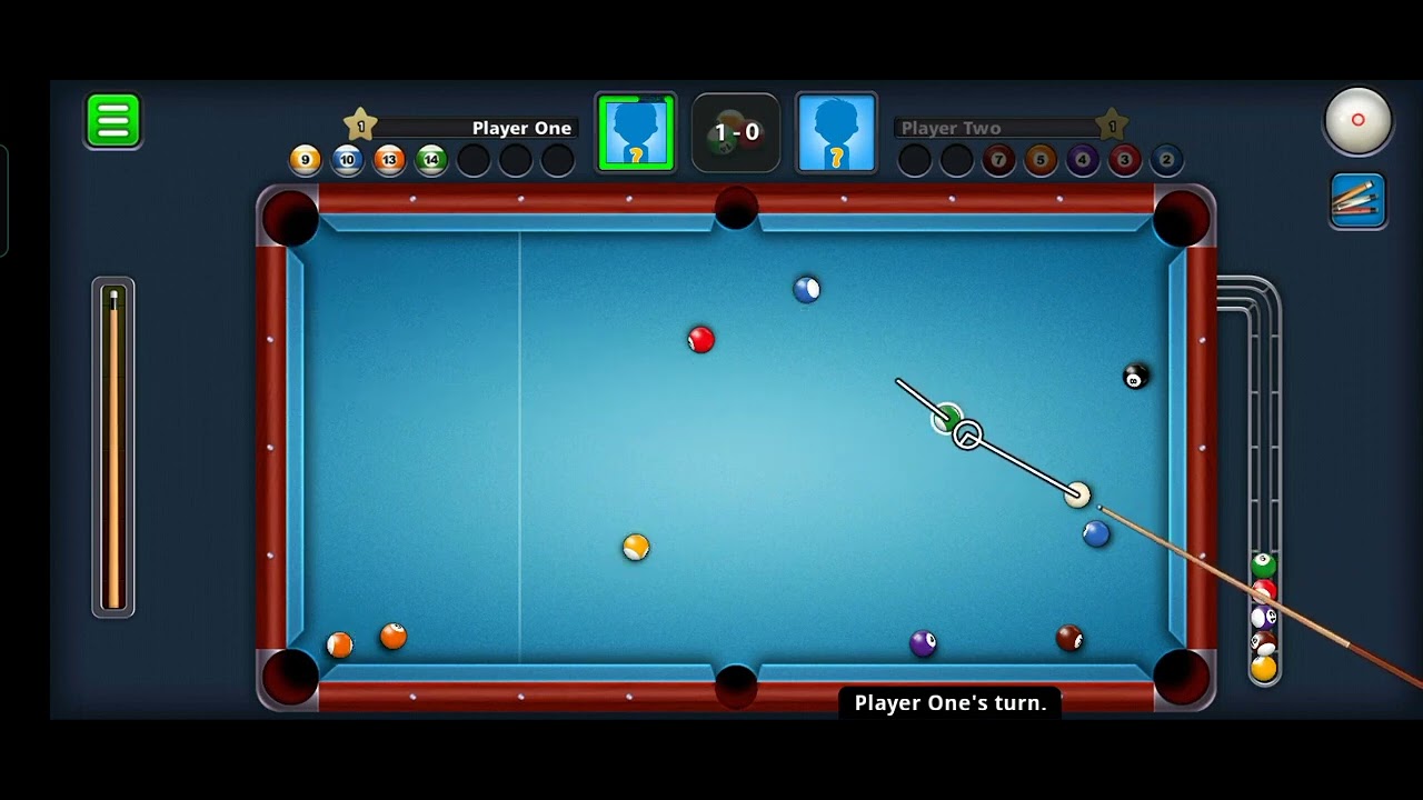 8 Ball pool 2 player offline game - YouTube