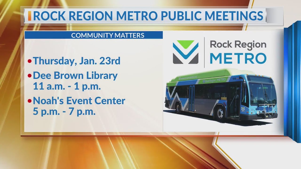 Rock Region Metro seeks public comments to improve service - YouTube