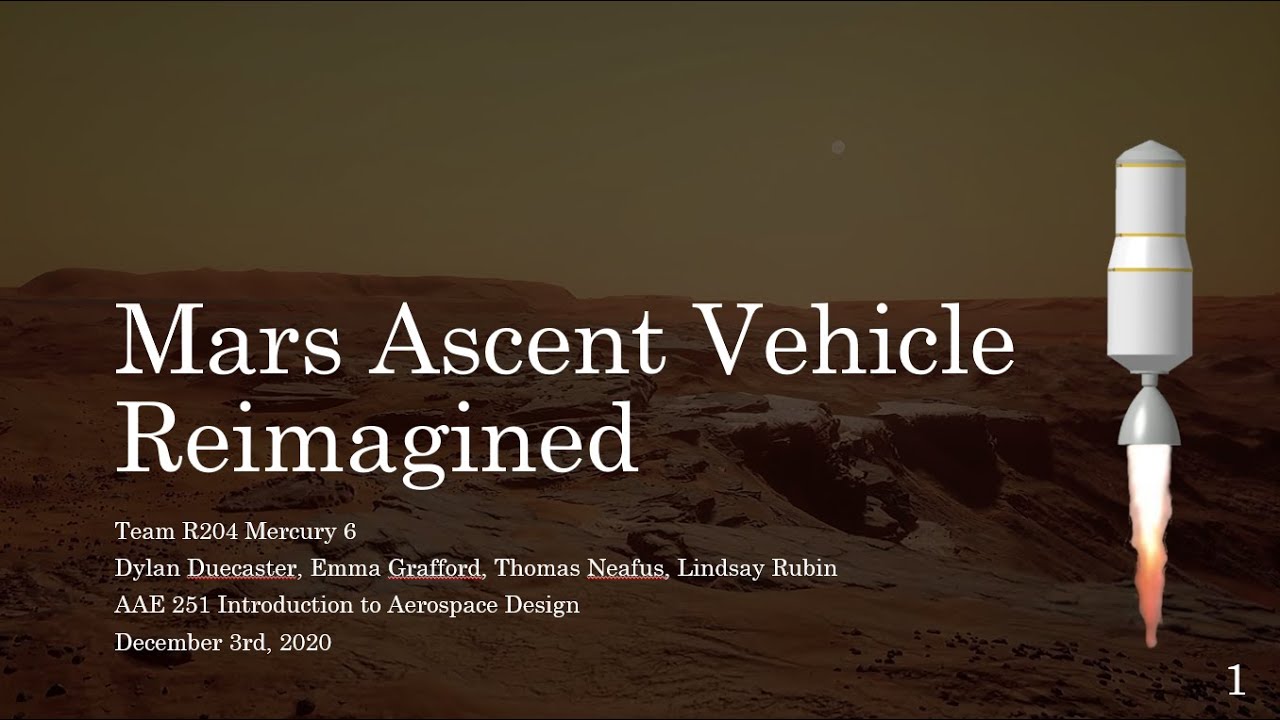 Mars Ascent Vehicle Reimagined - YouTube