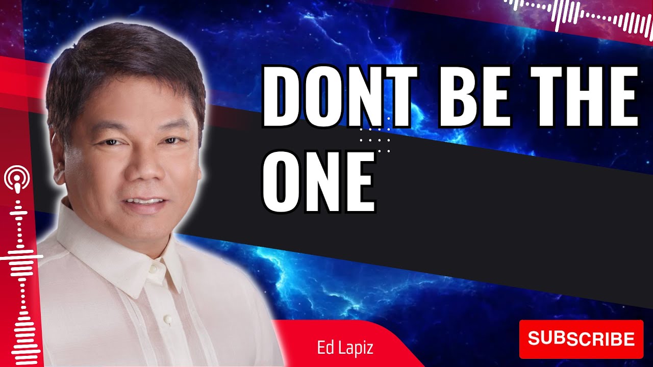 Pastor Sermons - DonT Be The One | ED. LDAPIZ 2023 - YouTube
