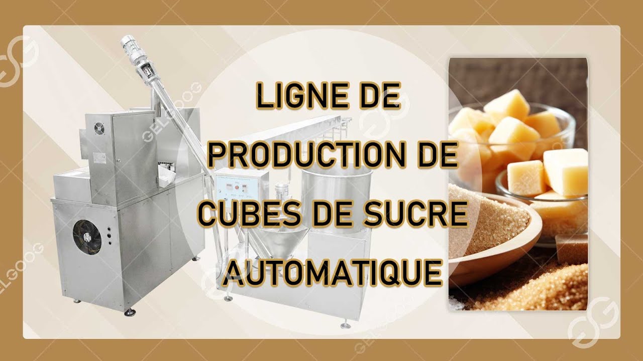 Machine De Fabrication De Morceaux De Sucre Automatique - YouTube