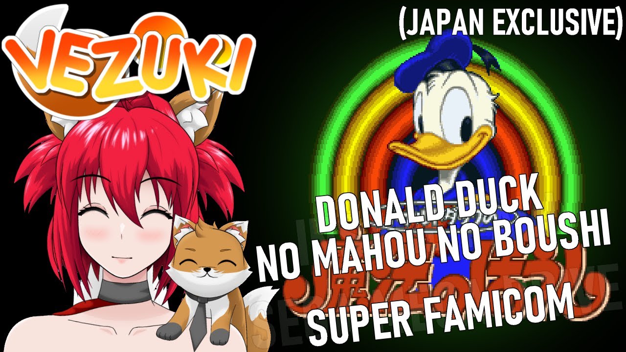 Donald Duck no Mahō no Bōshi - Super Famicom - Vezuki Livestream - YouTube