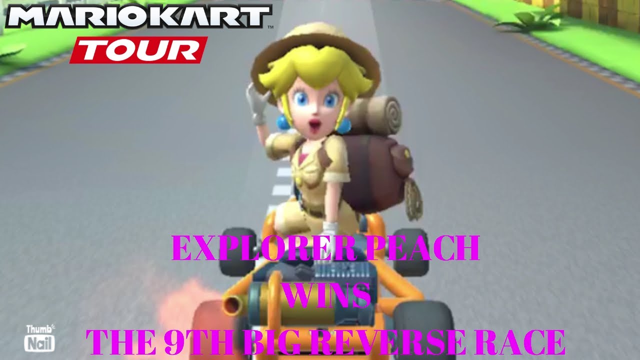 Explorer Peach Wins The 9th Big Reverse Race - YouTube