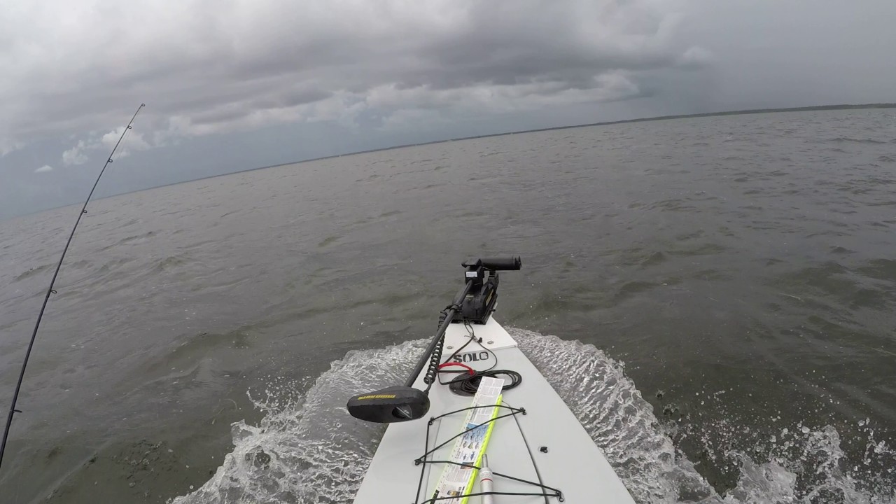 Solo Skiff running from Thunderstorms - YouTube