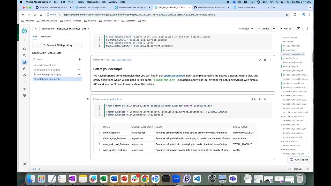 Snowflake E2E ML using Snowflake Notebooks, Feature Store,Snowpark ML ...