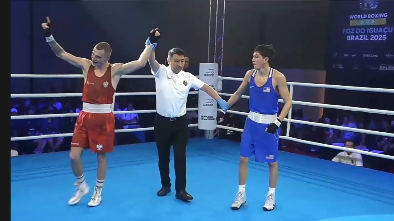 Pawel Brach (POL) vs. Ramon Ordonez (USA) World Boxing Cup Brazil 2025 ...