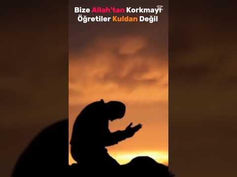 bize Allah'tan korkmayı öğrettiler kuldan değil #ramazan