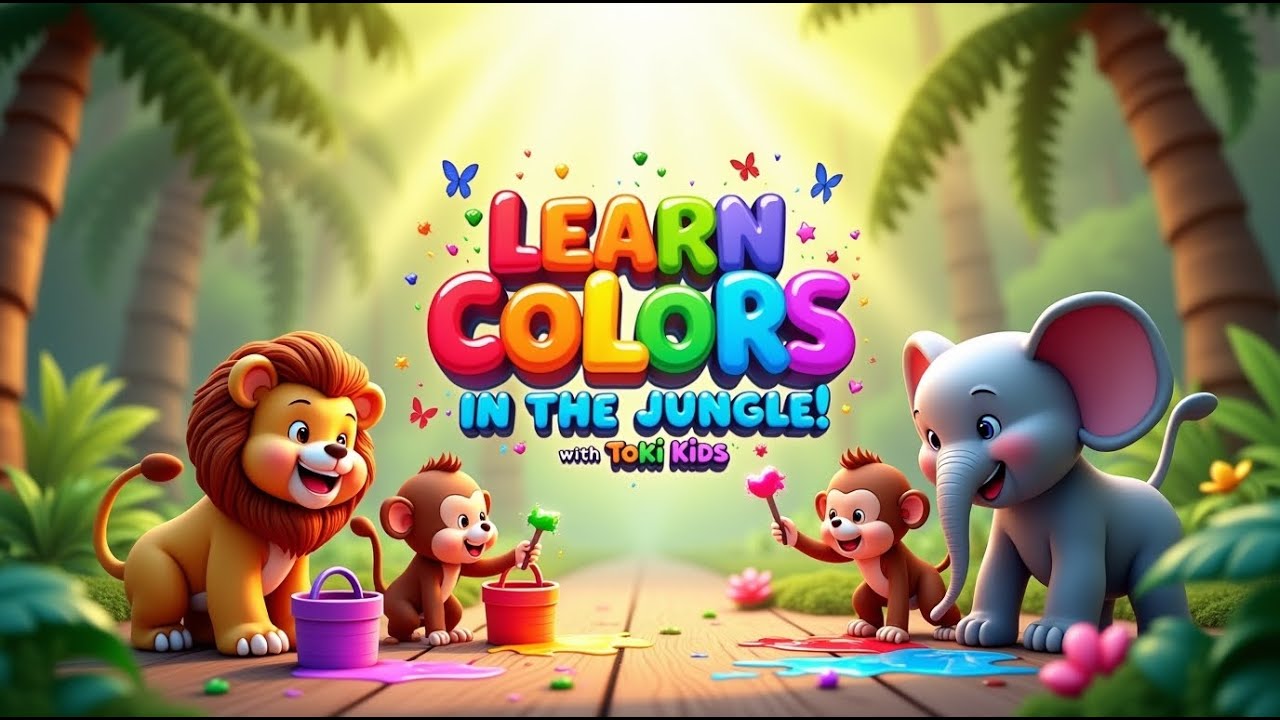 Learn Colors with Songs 🎶 | Fun Color Learning for Kids with Toki Kids ...
