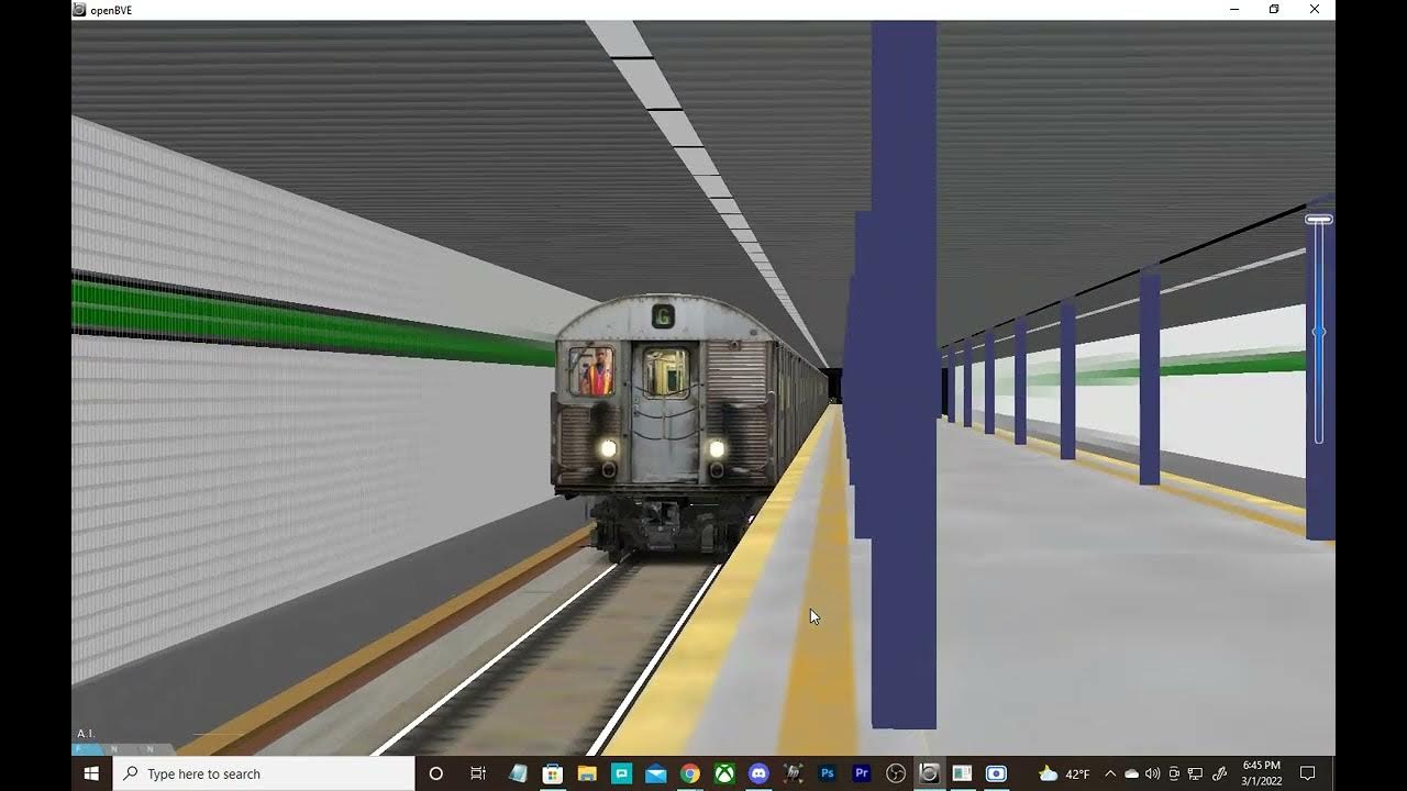 (OpenBVE: R32-R38 Showcase) R32 Phase II G at Court Square - YouTube